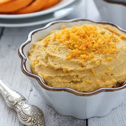 Orange Hummus Recipe | MariaUshakova.com