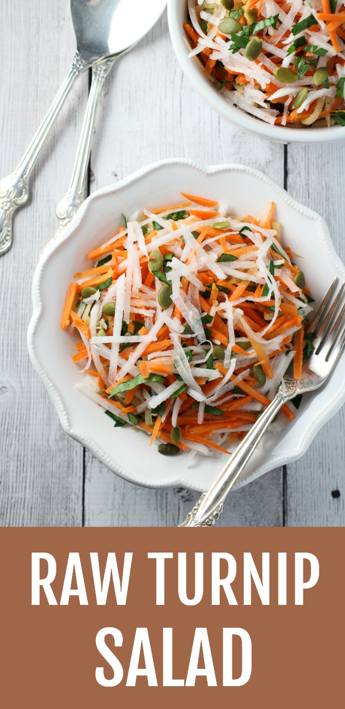 Raw Turnip Salad Recipe | MariaUshakova.com