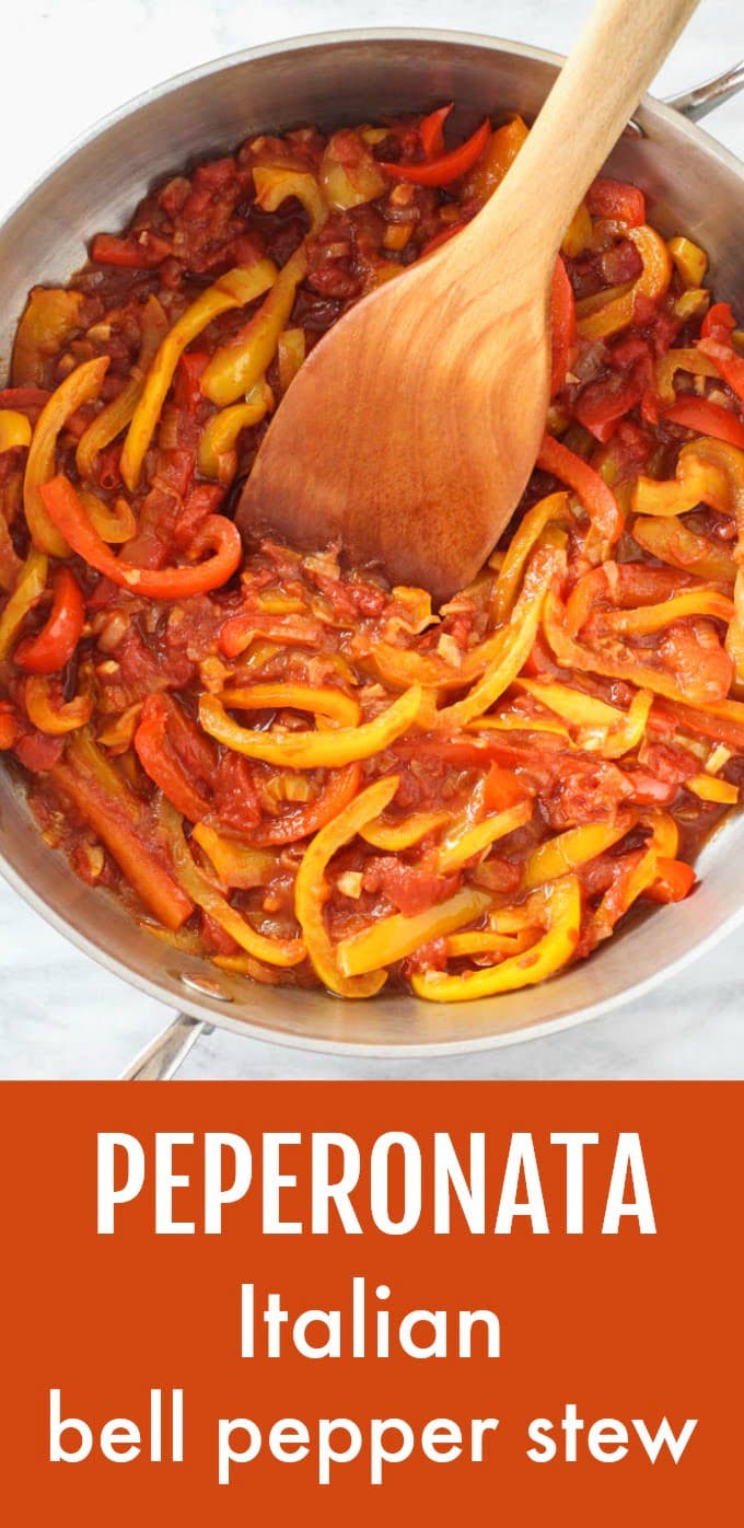 Peperonata (Italian Stewed Peppers Recipe) | MariaUshakova.com