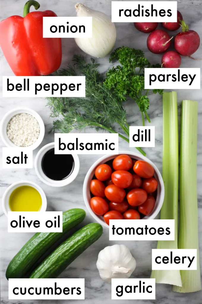 Fresh Vegetable Salad Recipe | MariaUshakova.com