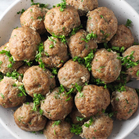 Meatballs Without Breadcrumbs (Healthy Recipe) | MariaUshakova.com