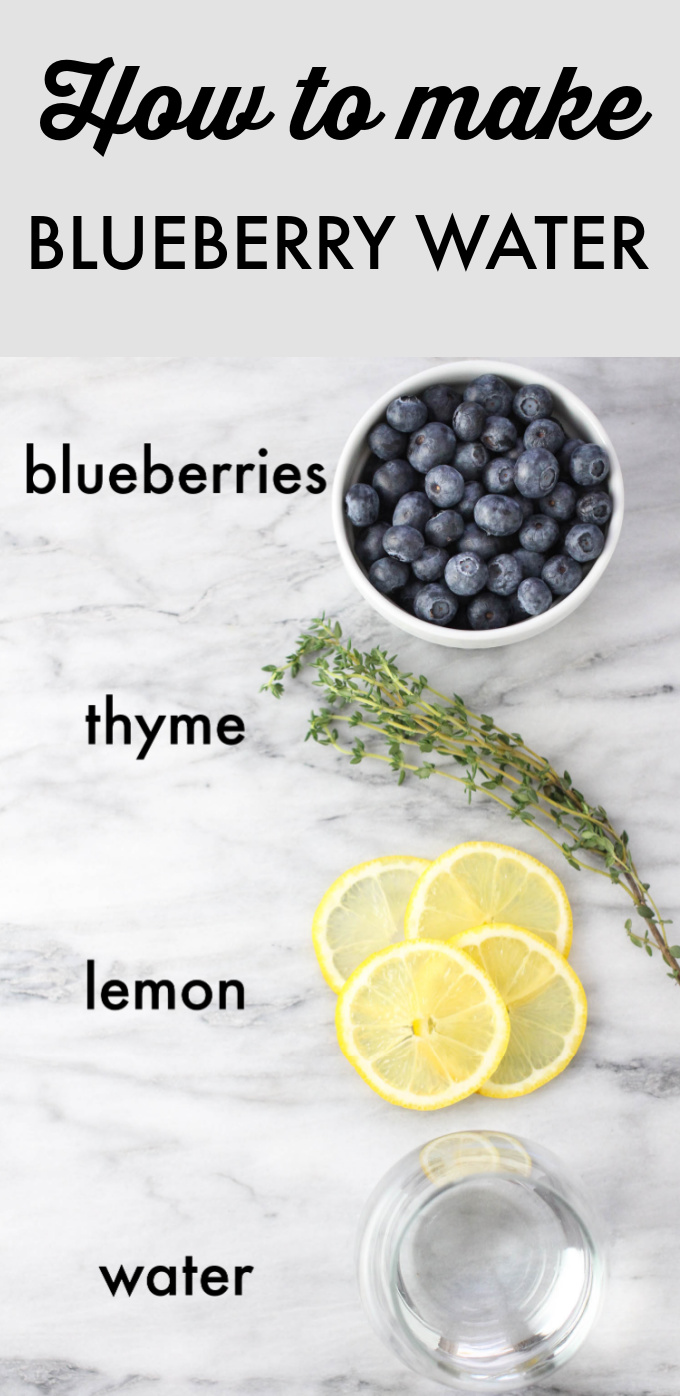 Blueberry Water Recipe (Simple & Refreshing) | MariaUshakova.com