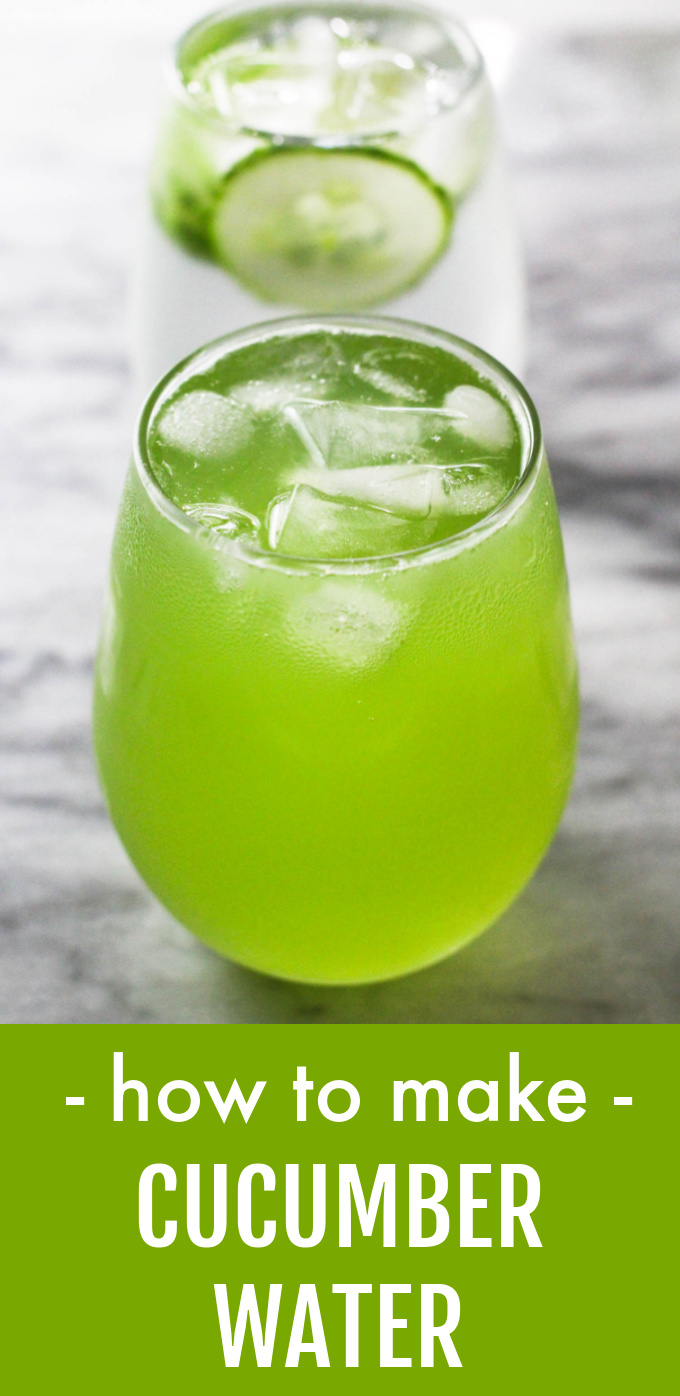 How to Make Cucumber Water (2 Easy Recipes) | MariaUshakova.com