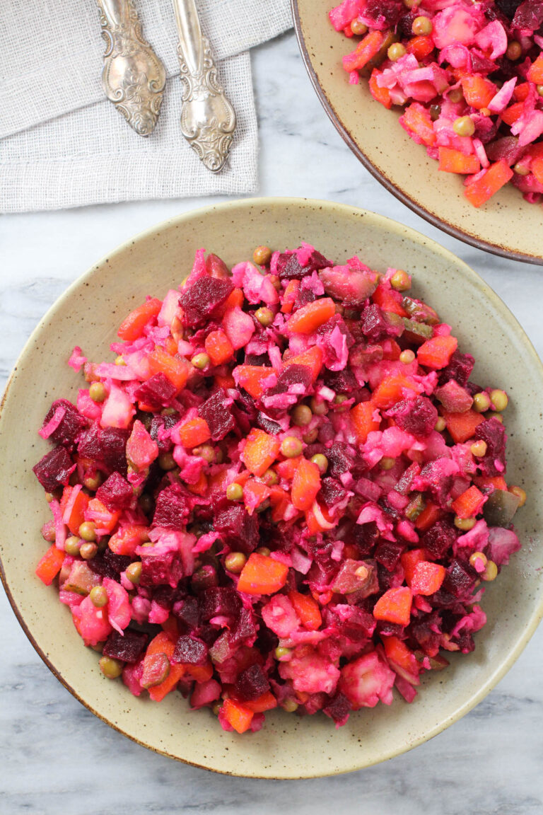 Russian Vinaigrette Salad (Beet and Potato Salad Recipe ...