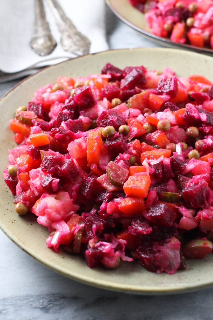 Russian Vinaigrette Salad (Beet and Potato Salad Recipe) | MariaUshakova.com