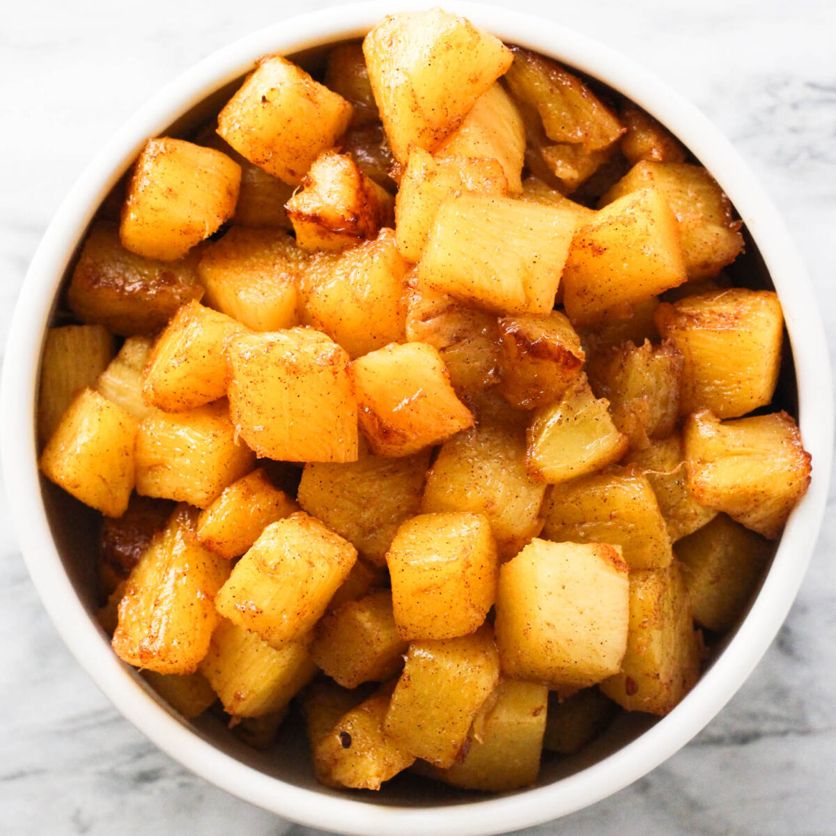 Roasted Pineapple Recipe (Simple and Delicious) | MariaUshakova.com