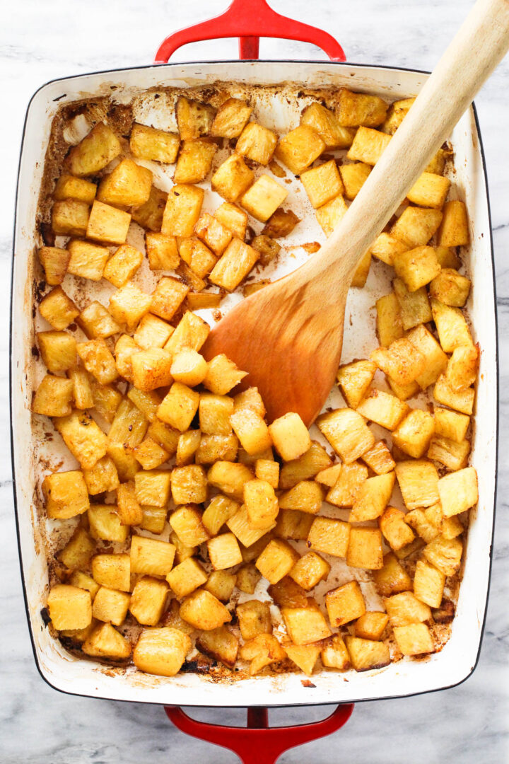 Roasted Pineapple Recipe (Simple and Delicious) | MariaUshakova.com