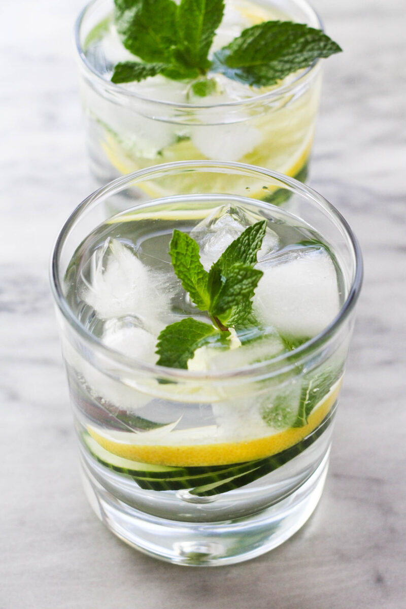 Refreshing Cucumber Lemon Mint Water (Easy Recipe) | MariaUshakova.com