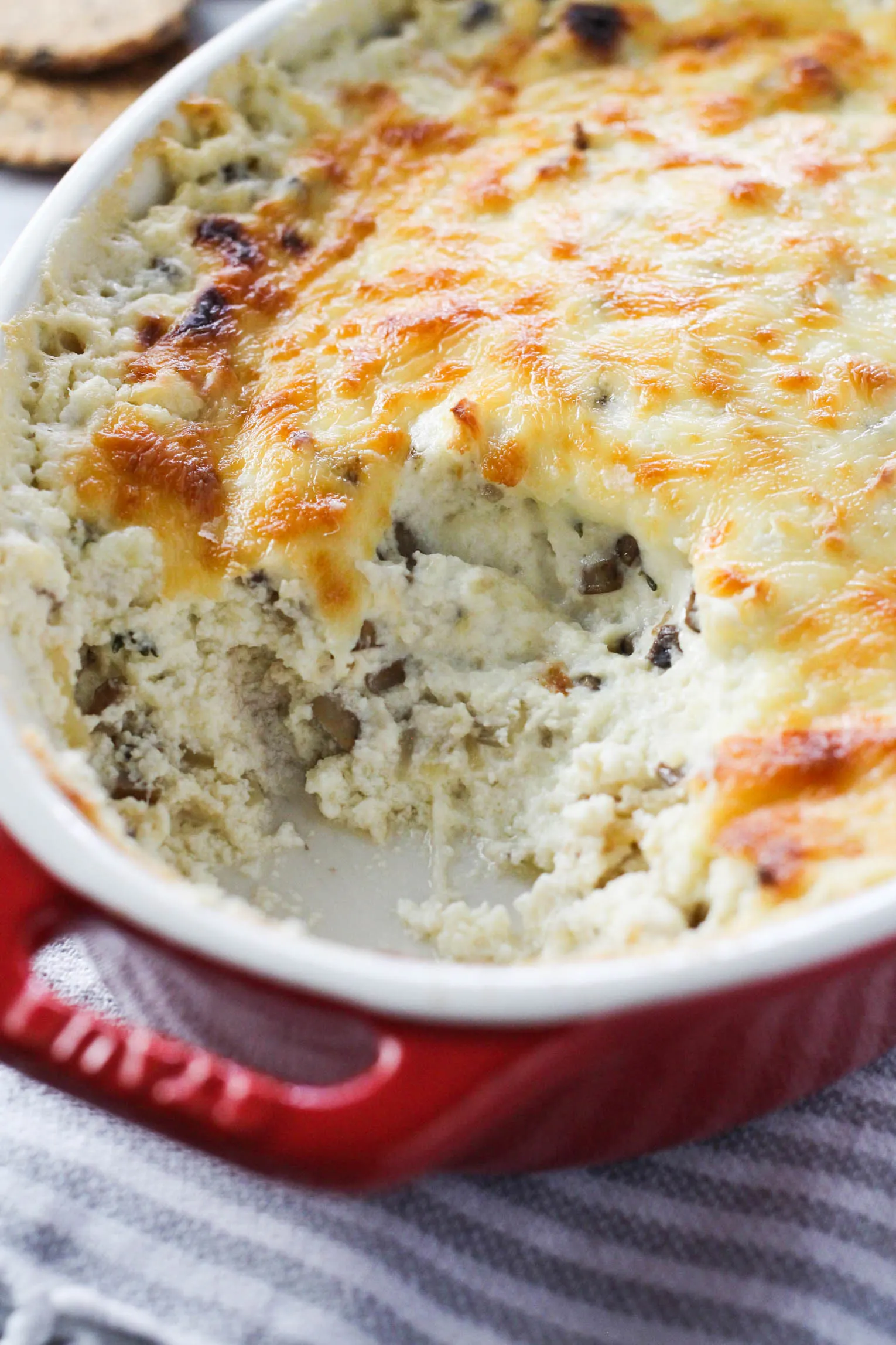 Cottage Cheese Mushroom Dip Recipe (So Creamy!) | MariaUshakova.com