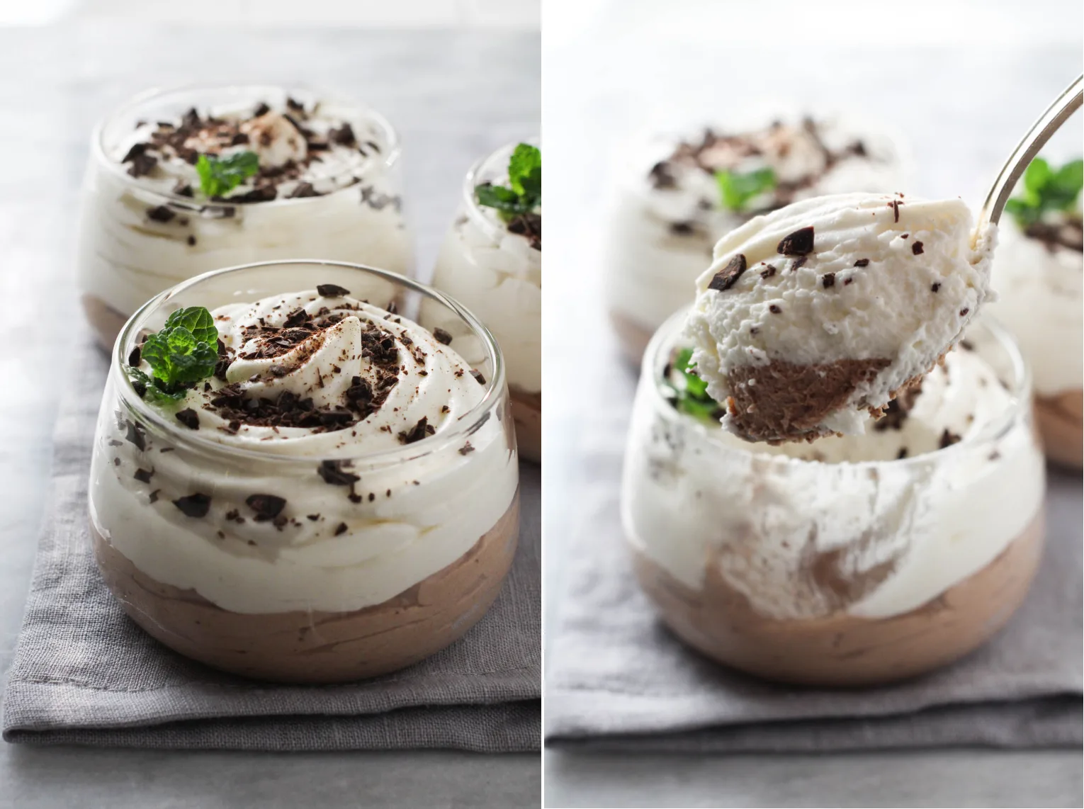 Cottage Cheese Mousse Recipe (Vanilla and Chocolate) | MariaUshakova.com