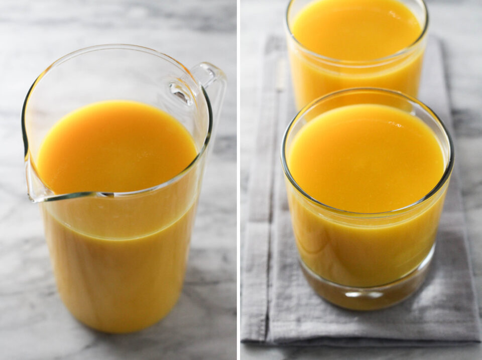 How to Make Mango Juice at Home (Easy Recipe) | MariaUshakova.com