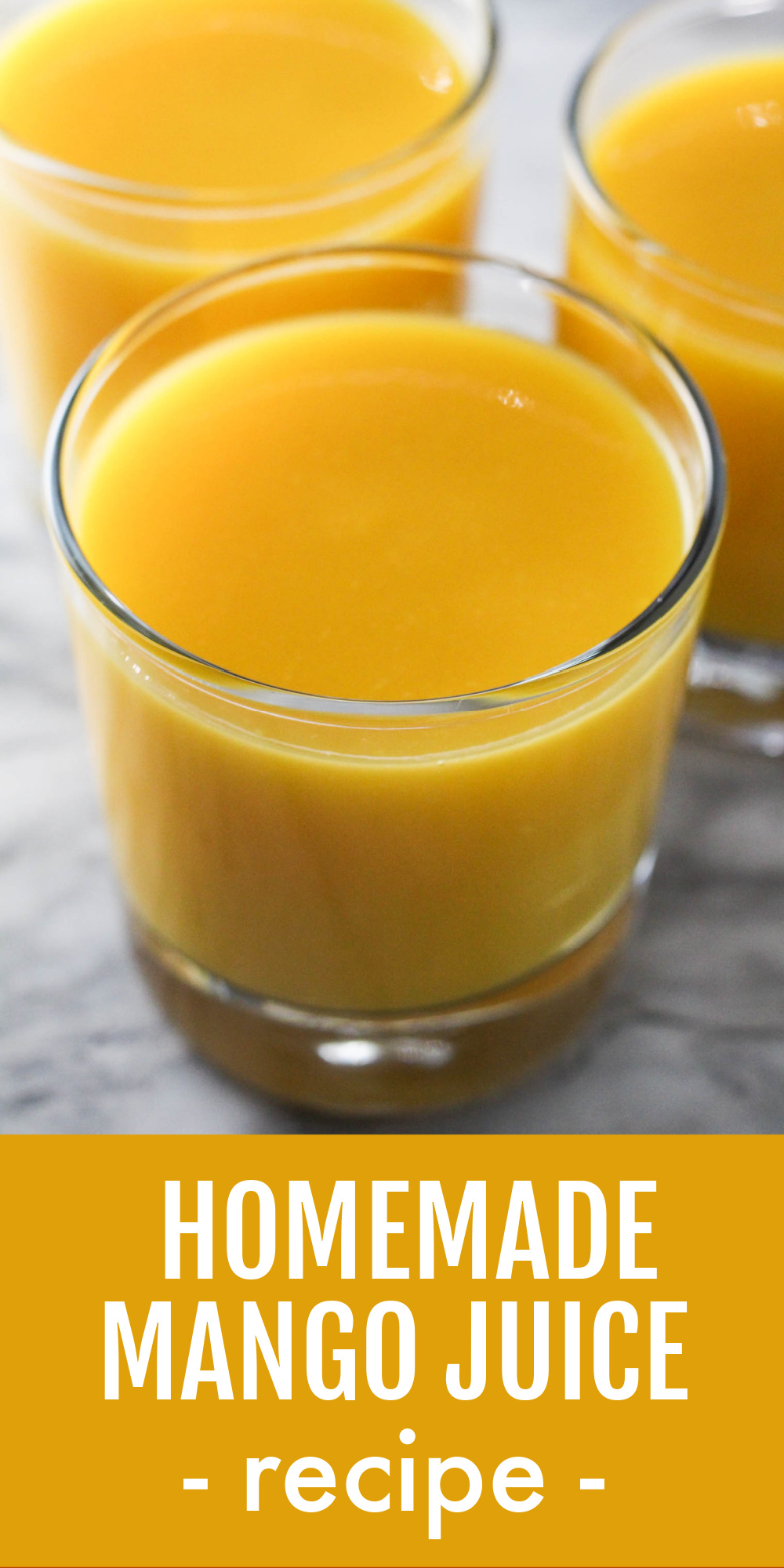 How to Make Mango Juice at Home (Easy Recipe) | MariaUshakova.com