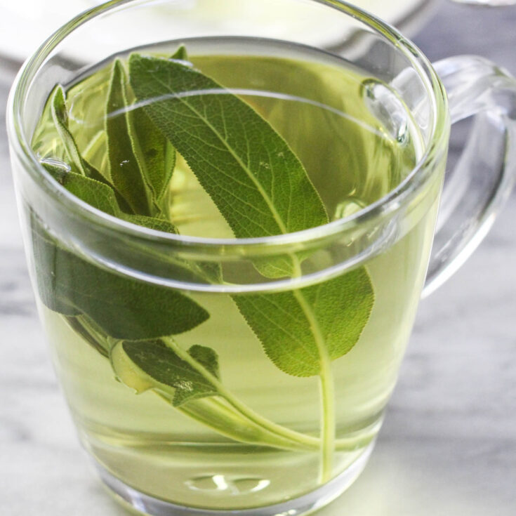 How to Make Sage Tea with Fresh or Dried Sage | MariaUshakova.com