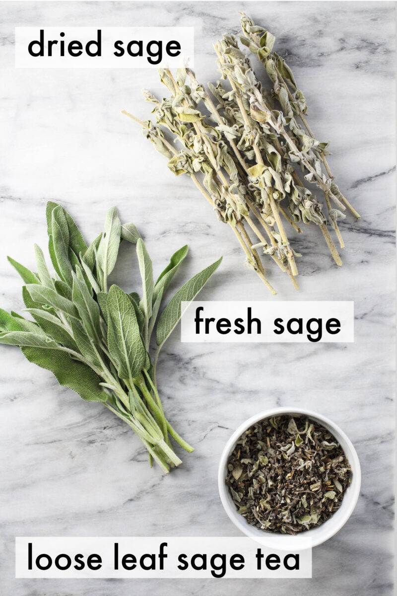How to Make Sage Tea with Fresh or Dried Sage | MariaUshakova.com