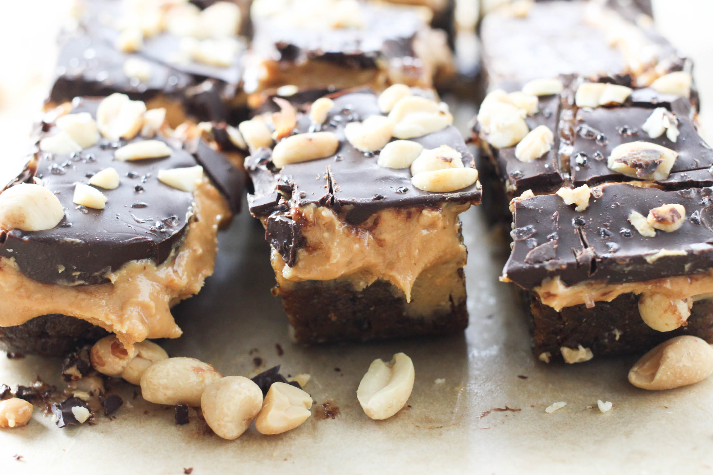 Prune Bars with Peanut Butter and Chocolate | MariaUshakova.com