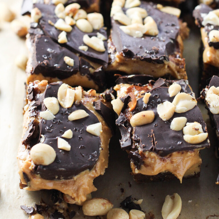 Prune Bars with Peanut Butter and Chocolate | MariaUshakova.com