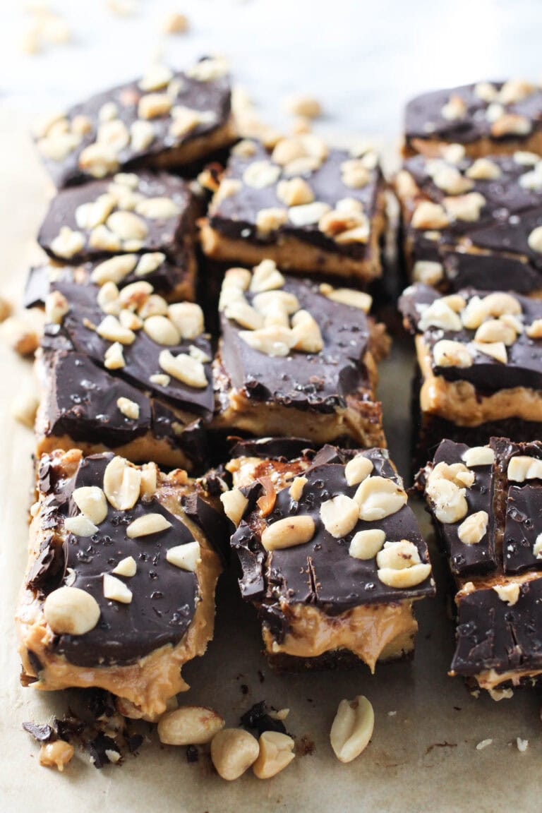 Prune Bars with Peanut Butter and Chocolate | MariaUshakova.com