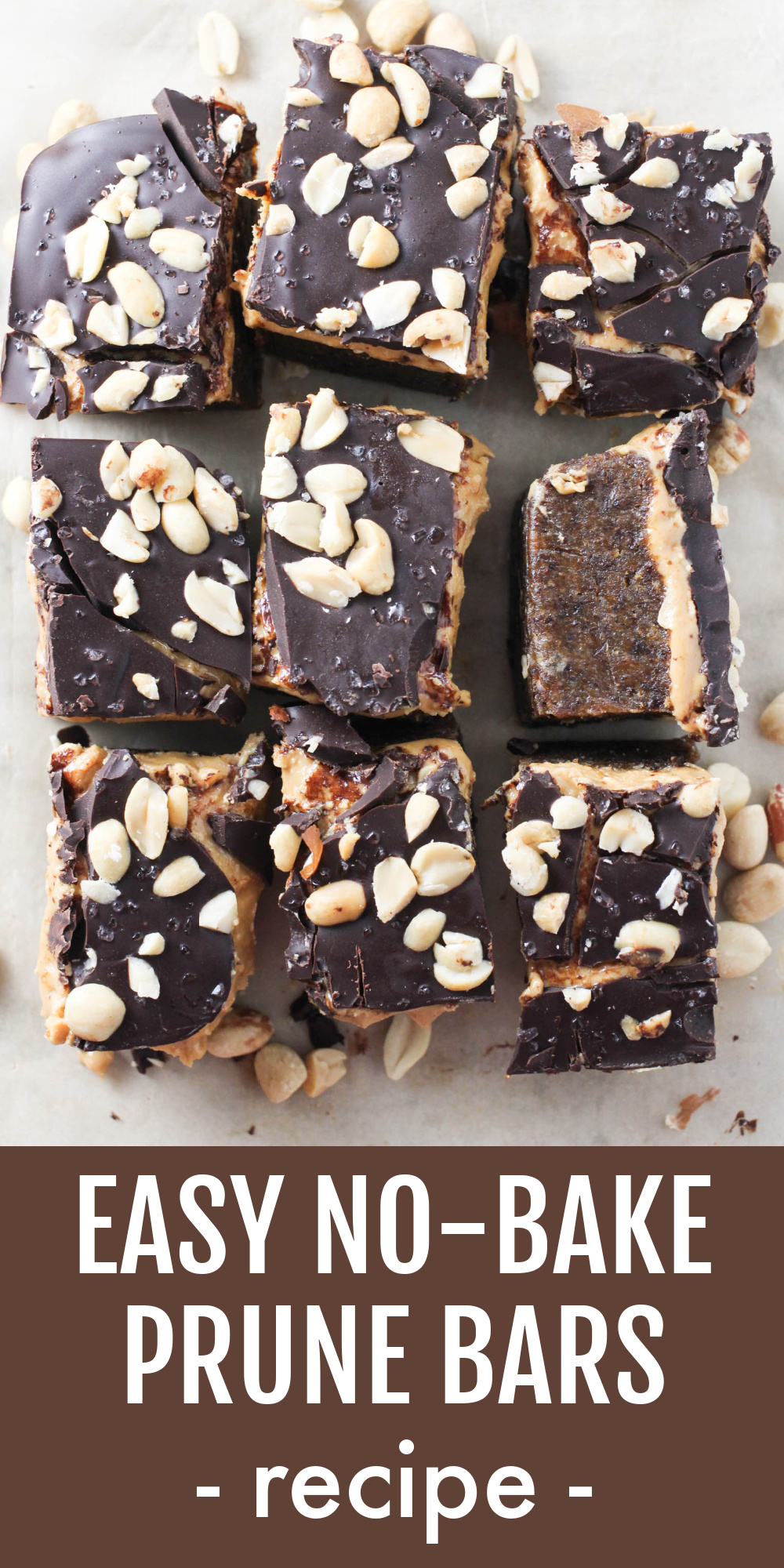 Prune Bars with Peanut Butter and Chocolate | MariaUshakova.com