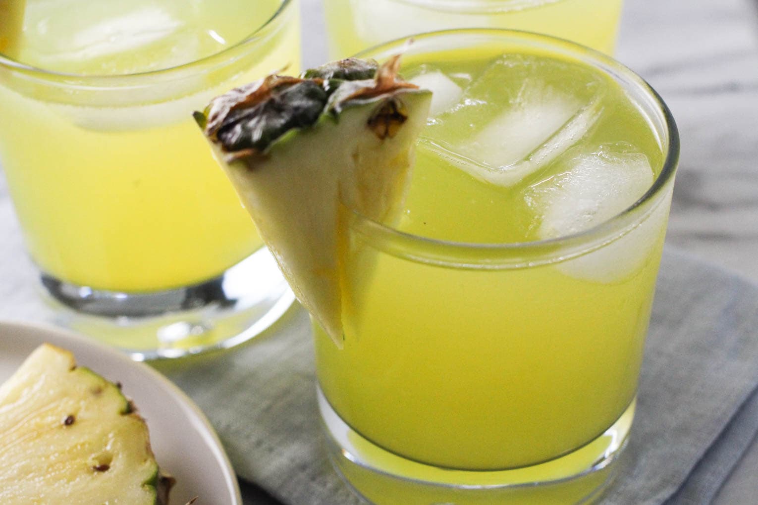 Pineapple Coconut Water Recipe (So Refreshing!) | MariaUshakova.com